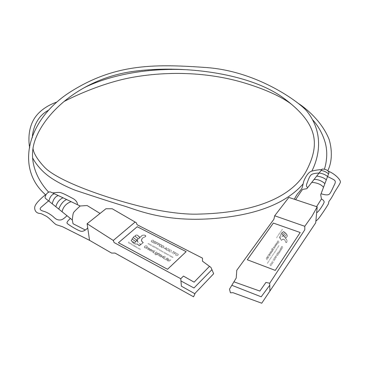 40G-QSFP-QSFP-AOC-1001 – TenFourOptics