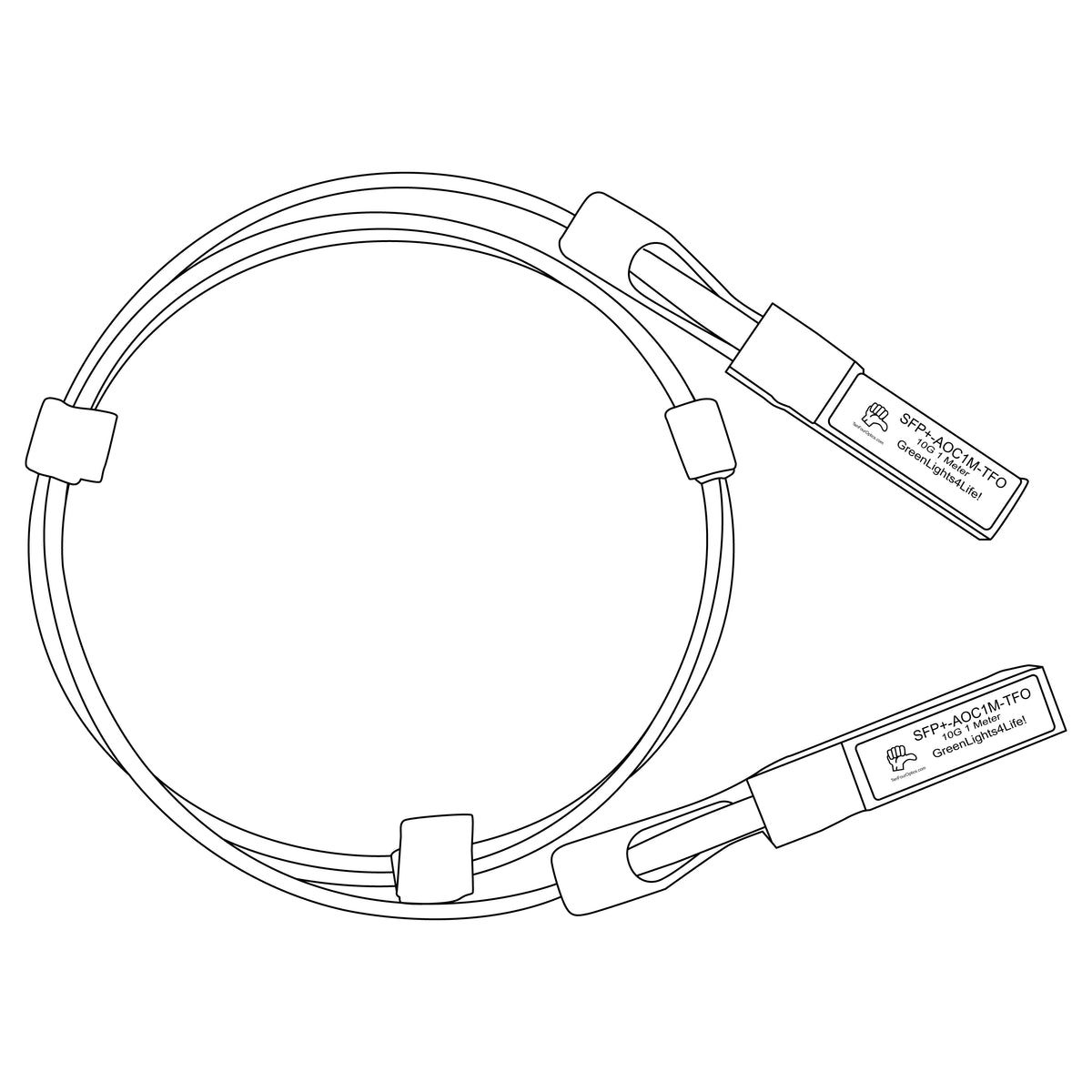 SFP-10G-AOC10M – TenFourOptics